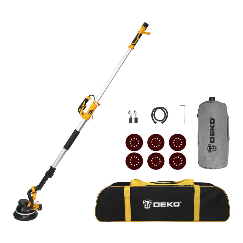 DEKO Tools 1050W Self-Suction Drywall Sander with LED in DEKO Tools bag ...