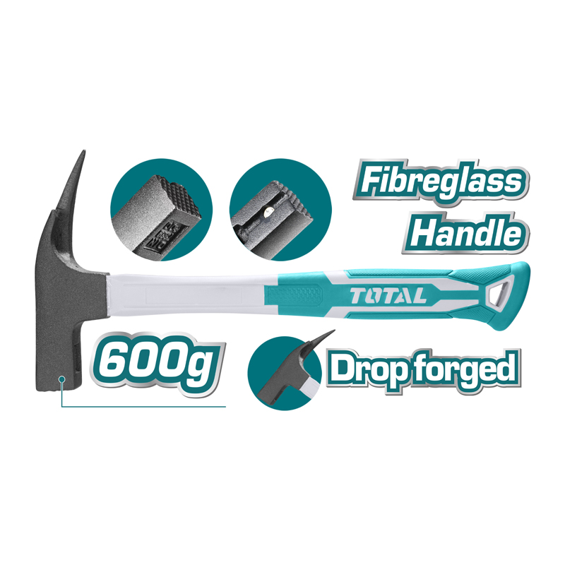 Roofing Hammer 600g, TOTAL TOOLS | Altiven Power Tools
