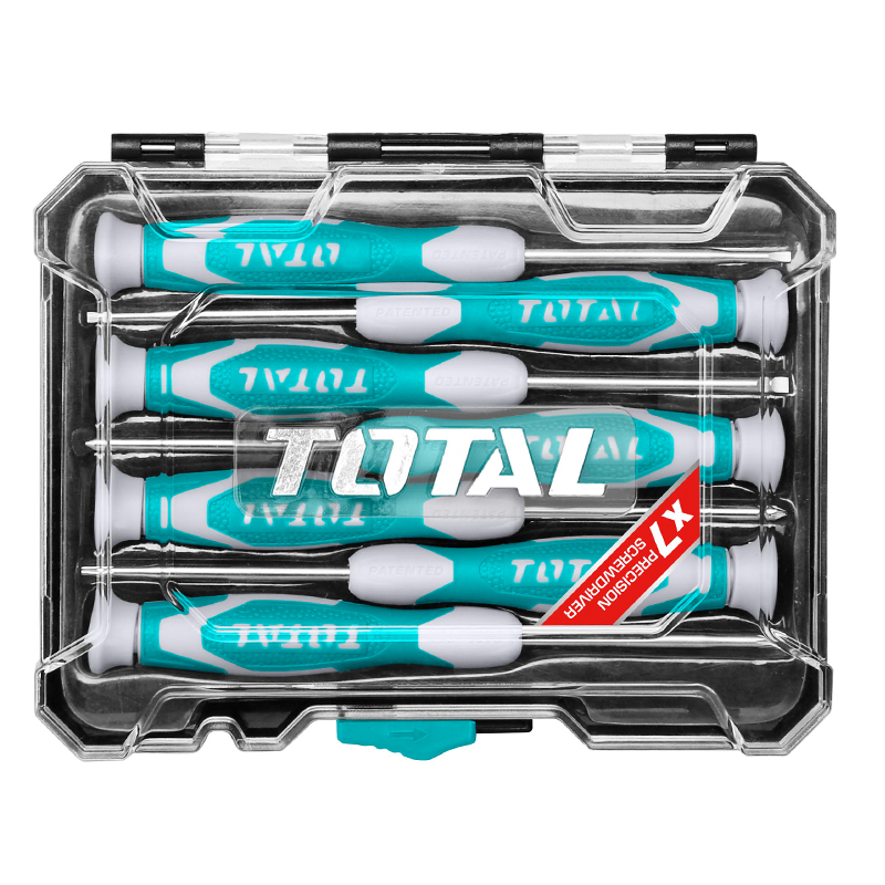 Screwdriver Set Precision 7Pcs, TOTAL TOOLS | Altiven Power Tools