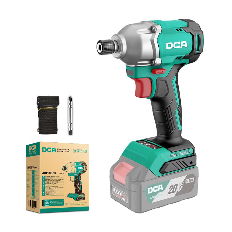 DCA 20V Cordless Brushless Impact Driver (Tool Only) | Altiven Power Tools